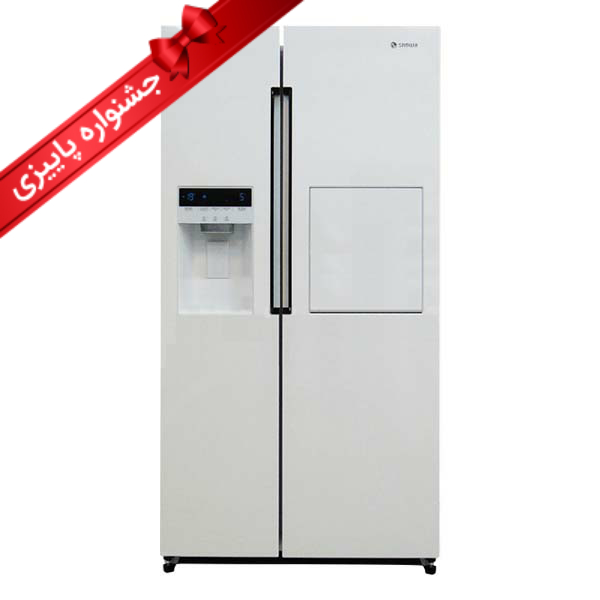 یخچال و فریزر ساید بای ساید 27 فوت اسنوا سری هارمونی مدل S1DI-S110-W - اسنوا مرکزی